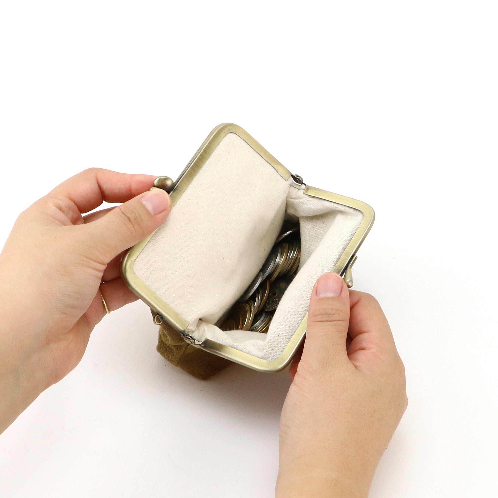 Gamaguchi wallet – BrownBrown